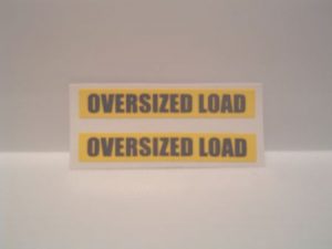 Oversize Load Decal (2 Decals) | Truckin' Little